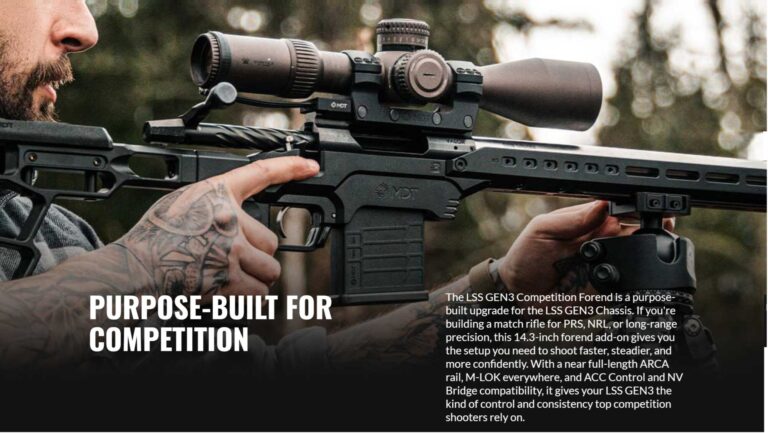 LSS GEN3 Competition Forend is a purpose-built upgrade for the LSS GEN3 ...
